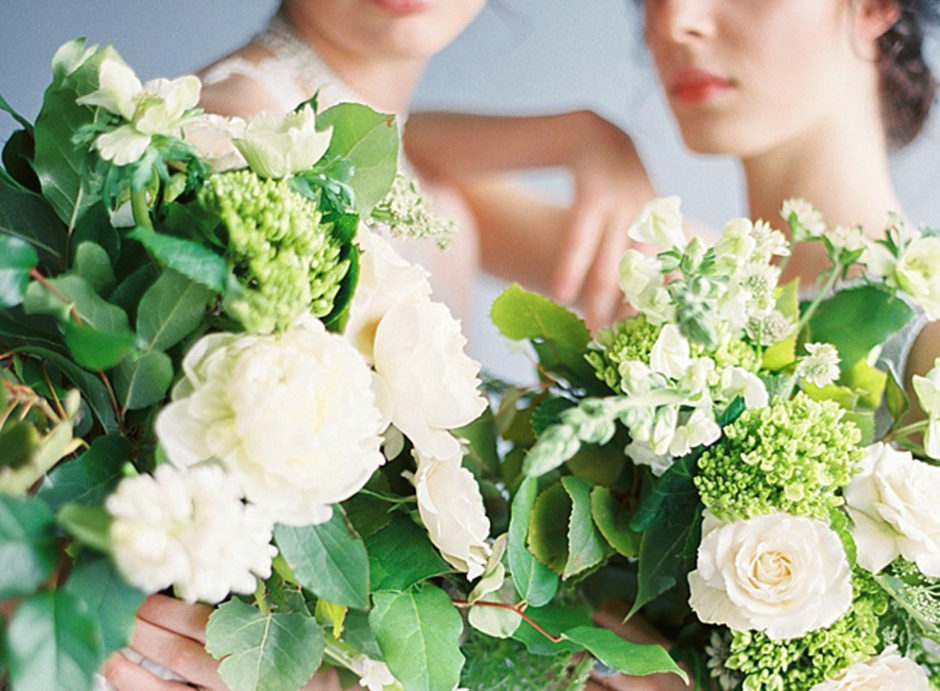 Modern Moonstone & Chartreuse Wedding - Utterly Engaged